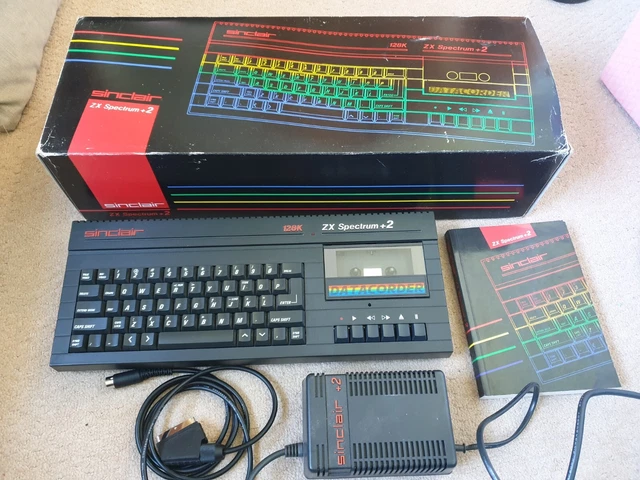 SINCLAIR ZX SPECTRUM 128k Plus 2 +2 Fully Working Boxed Original Manual ...