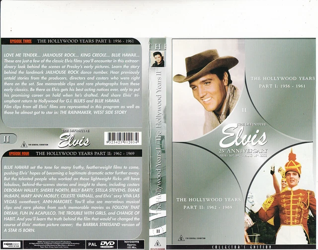 THE DEFINITIVE ELVIS 2-The Hollywood Years Part 1 & 2-Elvis Presley ...