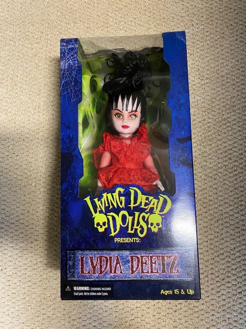 ***RARE***BNIB***LIVING DEAD DOLLS Presents Lydia Deetz - Beetlejuice ...