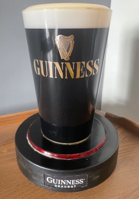RARE GUINNESS USB LED Illuminated Bar Pump Font Light Up Lamp Fully ...