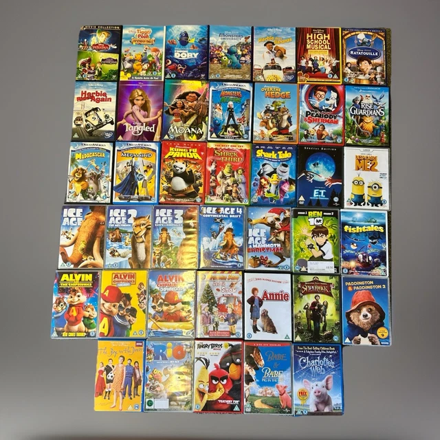 DISNEY / DREAMWORKS / Universal - Children’s Dvd Bundle X40 - B2 £14.99 ...