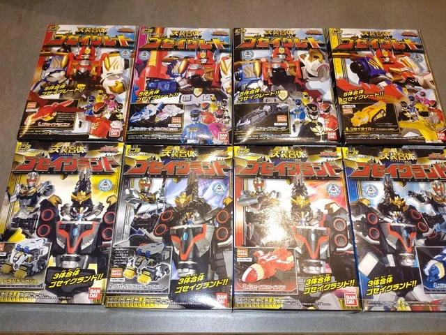 POWER RANGERS MEGA Force Goseiger Minipla Gosei Grand Great Set BANDAI ...
