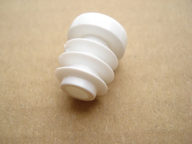 EMBOUT DIAM 13MM 1,3cm rond blanc bouchon ailettes PVC pour tube ... EMBOUT DIAM 13MM 1,3cm rond blanc bouchon ailettes PVC pour tube ...