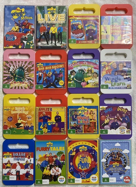THE WIGGLES 16 DVD Set: Getting Strong Wake Up Jeff Learn Red Boat ...