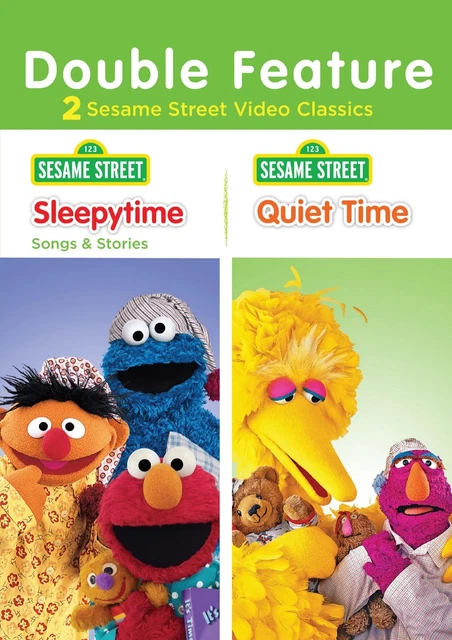 SESAME STREET DOUBLE Feature: Sleepytime Songs & Stories / Qui (DVD ...