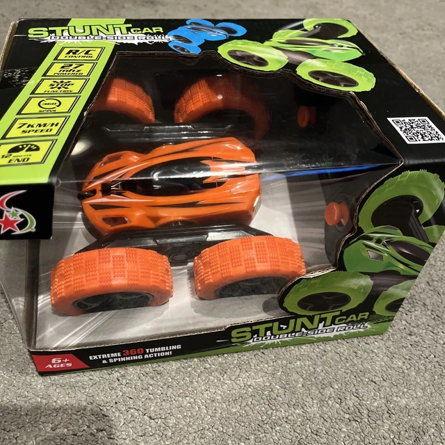 REMOTE CONTROL STUNT Car, Double Side Roll £7.59 - PicClick UK