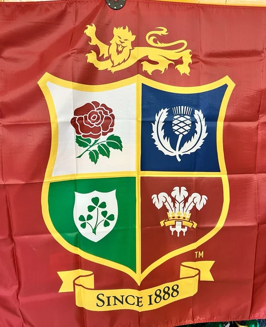 BRITISH & IRISH Lions Rugby Flag 6’x4’ With 4 Eyelets UK Stock £21.47 ...