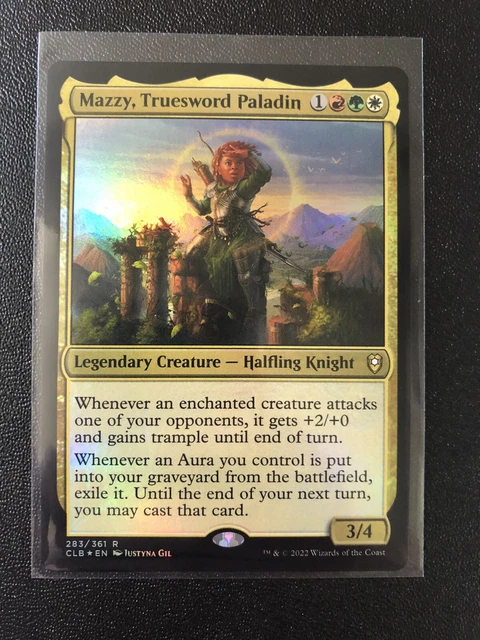 MAZZY, TRUESWORD PALADIN Foil Showcase Baldur's Gate Magic the ...