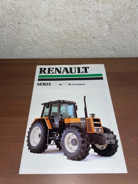 BROCHURE PROSPEKT PROSPECTUS TRACTEUR RENAULT TX16-TS16 tractor-traktor-fendt-ih EUR 6,99 ...