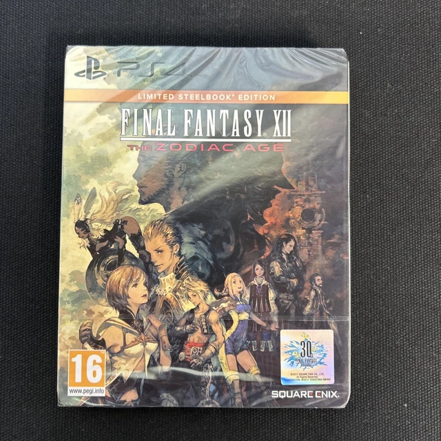 FINAL FANTASY XII The Zodiac Age Limited Steelbook Edition Sony PS4 ...