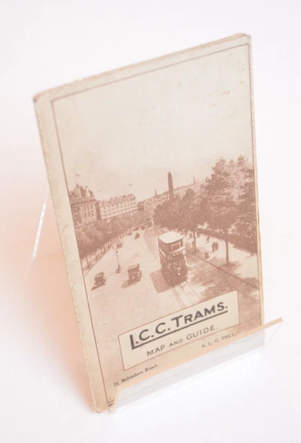 TRAMWAY LCC TRAMS Map & Guide 1921 Embankment £30.00 - PicClick UK