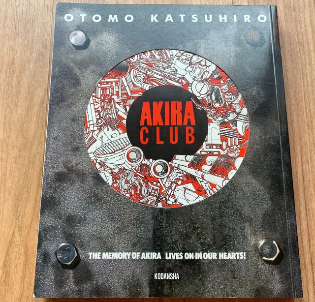 AKIRA CLUB COMIC Design Artworks Otomo Katsuhiro Illustration Book ...