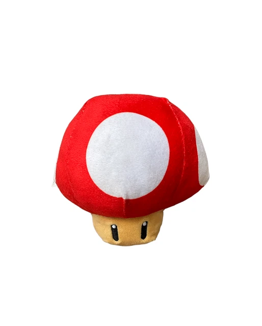 NINTENDO SUPER MARIO Mushroom Head Plush Red 5” Power Up peowned £12.44 ...