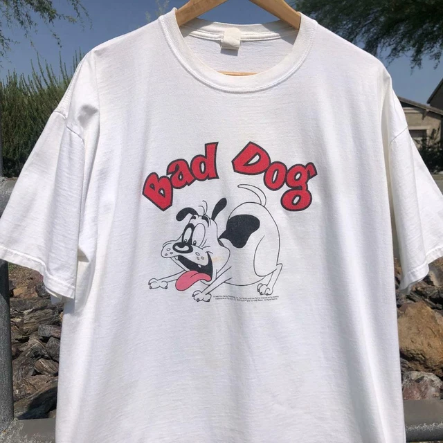 RARE VTG 90S Bad Dog Cartoon Animated Fox TV Series Show 1998 Promo T ...
