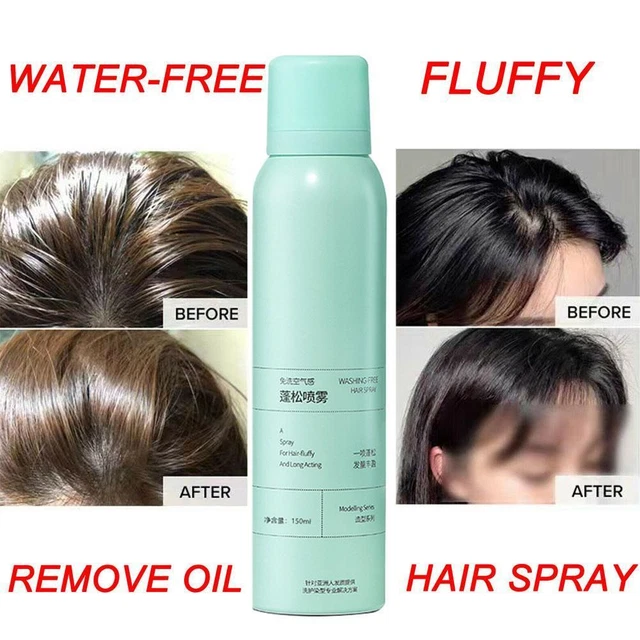 NEW 150ML LEAVE-IN Dry Hair Spray Fluffy Hair Lazy Oil Control Air-feel ...