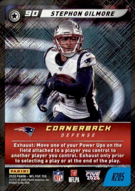 2020 NFL FIVE Foil Rare #R205 Stephon Gilmore EUR 2,77 - PicClick FR