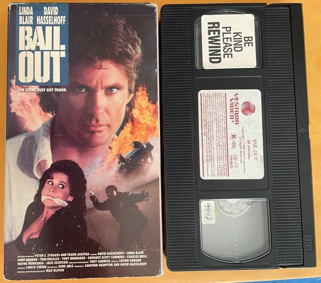 BAIL OUT - VHS Video Movie (1988) L. Blair D. Hasselhoff aka. Blue and ...