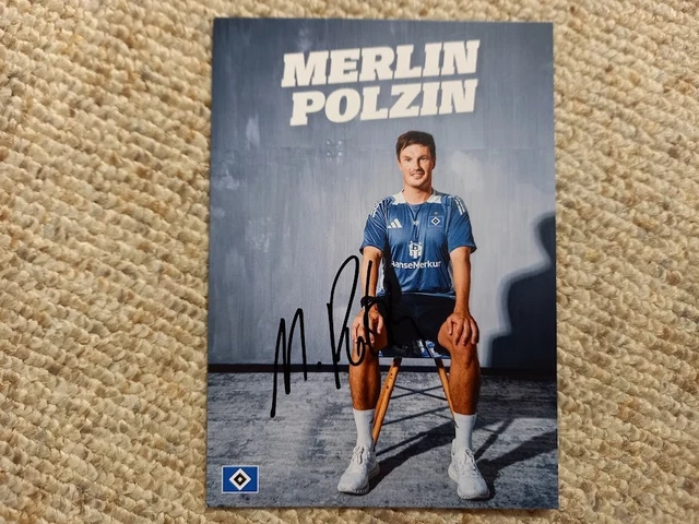 MERLIN POLZIN HSV Hamburger SV Originalautogramm Saison 2024/2025 EUR 1 ...