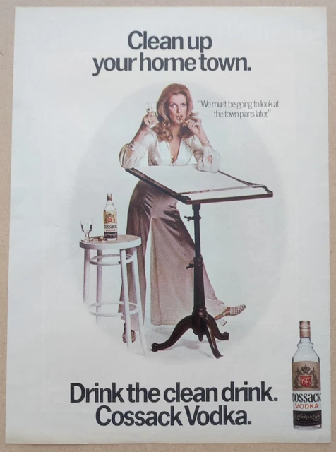 COSSACK VODKA ORIGINAL UK Press Advert 1972 £5.91 - PicClick UK