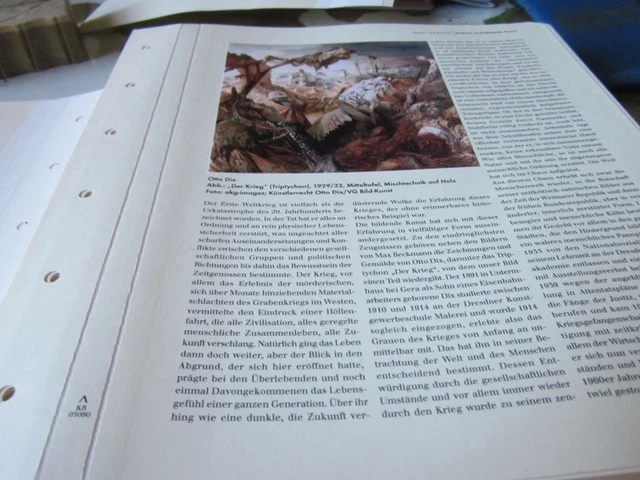 KAISERREICH ARCHIV N5 5080 Otto Dix Maler Typtichon Der Krieg 1929 EUR ...
