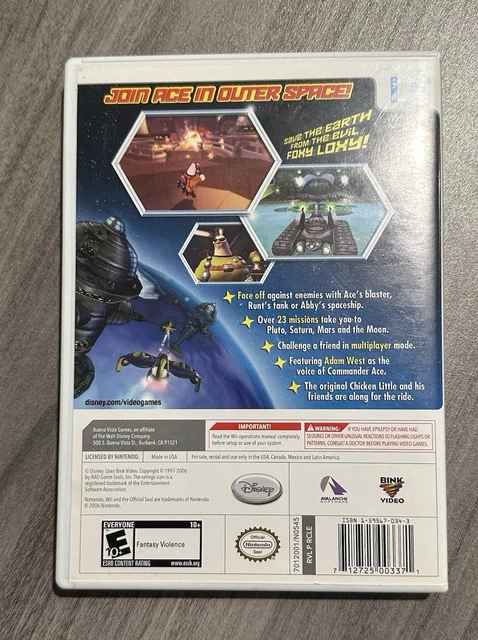 DISNEY'S CHICKEN LITTLE: Ace in Action (Nintendo Wii, 2006) £4.83 ...