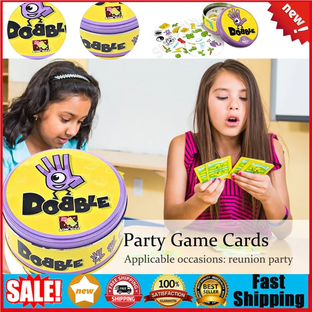 DOUBLE JUEGO CARDS New Dobble Classic Funny Family Card, Board Game Kid ...