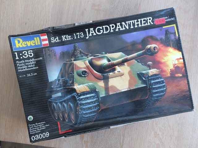 REVELL 03009 - German Jagdpanther Sd.kfz.173 Late Version - 1/35 Model ...