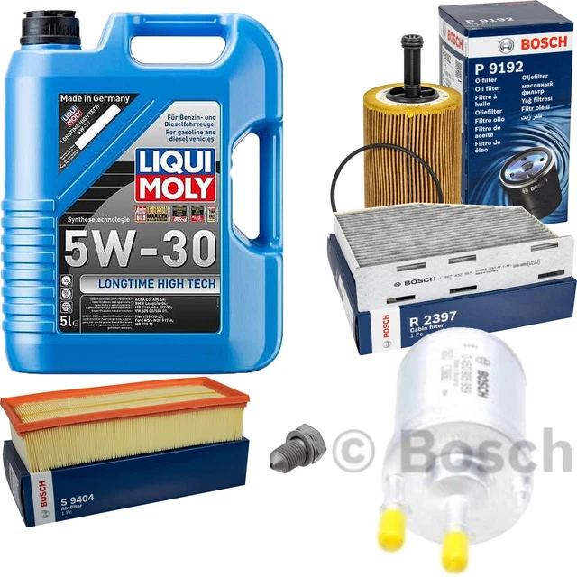 BOSCH INSPECTION SET 5 L Liqui Moly Longtime High Tech 5W-30 pour Audi A3 EUR 140,82 - PicClick FR