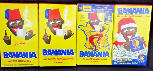 BANANIA LOT DE 4 boites carton 500 Gr. Tour de France / Noël 2000 à ...