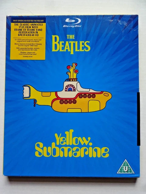 THE BEATLES - Yellow Submarine - Blu Ray Limited Edition - Sealed, Hmv ...