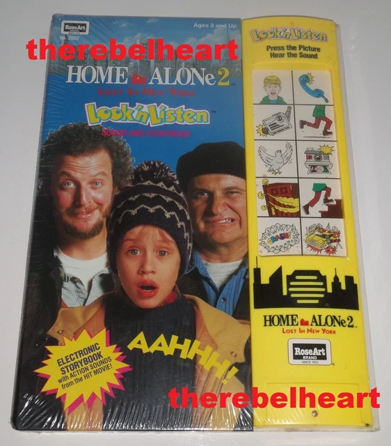 HOME ALONE 2 Lost In New York 1992 US Look N Listen Sound Story Book ...