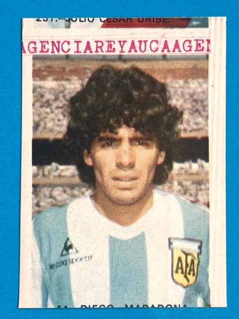 MARADONA DIEGO Argentina WC ESPANA 82 sticker figurina rookie card no ...