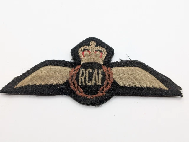 GENUINE RCAF ROYAL Canadian Air Force Pilots Wings. Vintage Patch Badge Canada £9.99 - PicClick UK