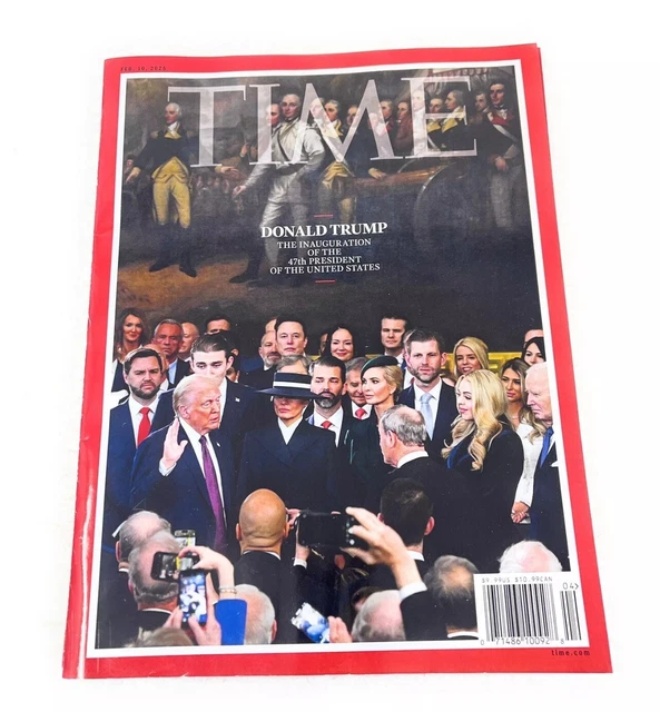 DONALD TRUMP TIME Magazine Feb 10 2025 The Inauguration Of The 47th ...