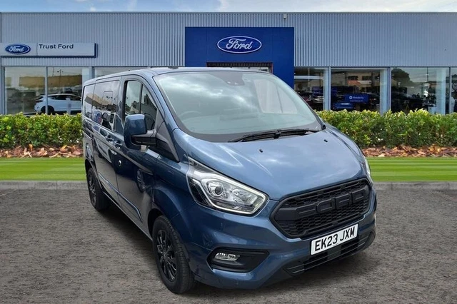 FORD TRANSIT CUSTOM 320 Limited AUTO L1 SWB Double Cab In Van FWD 2.0 ...