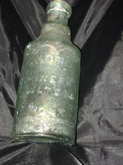 VICTORIAN MINERAL WATER Glass Bottle RAISTRICK BRIGHTON CODD BOTTLE ...