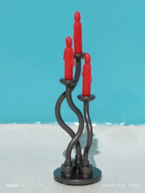 PLAYMOBIL PORTAVELAS CANDELABRO Casa Mansion Salon Ref 3966 4892 70016 Navidad EUR 3,00 ...