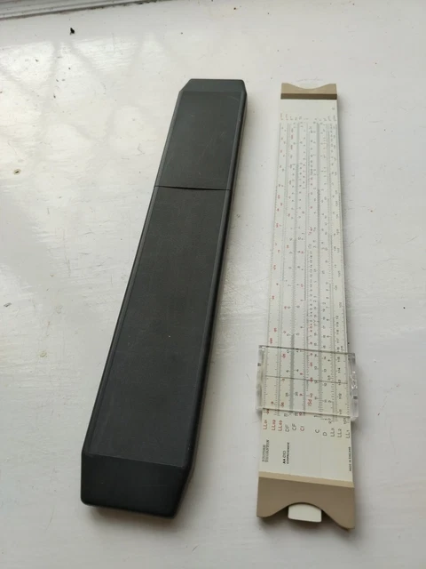 1970S VINTAGE BRITISH Thornton Log Slide Rule In original plastic case ...