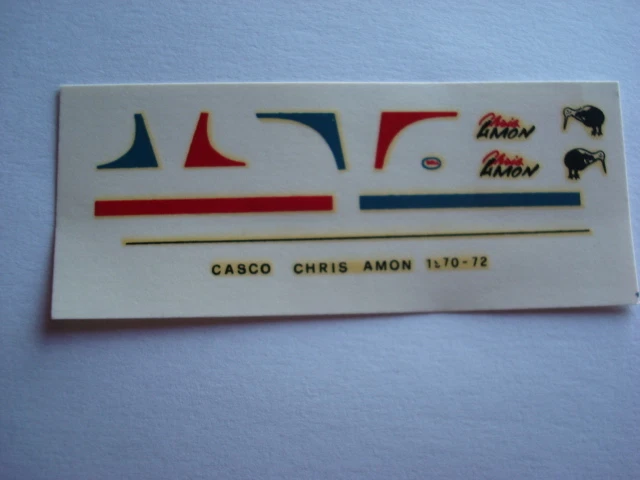 DECALS KIT 1/12 HELMET CASCO CRIS AMON MATRA - FERRARI F1 FDS ...
