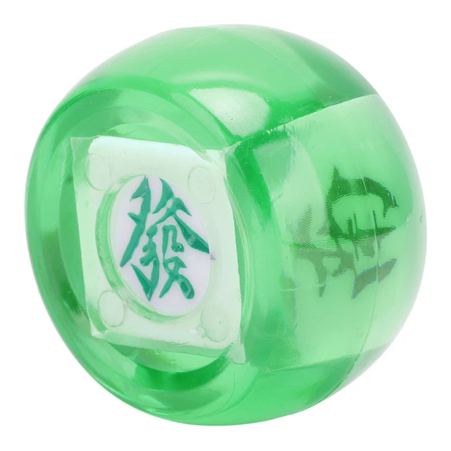 (TRANSPARENT GREEN)5PCS MAHJONG Wind Direction Dice South West North S ...