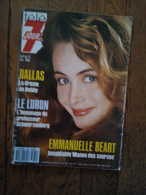 MAGAZINE TÉLÉ 7 jours de 1986 - Emmanuelle Béart EUR 5,00 - PicClick FR