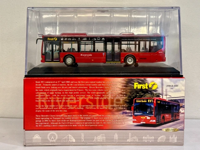 1/76 FIRST BUS London Mercedes Benz Citaro Riverside UKBus Model CMNL ...