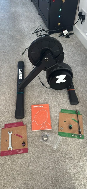 ZWIFT HUB INDOOR Cycling Trainer With 9 speed cassette £229.50 ...