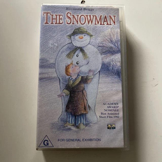 THE SNOWMAN BY Raymond Briggs VHS (David Bowie Intro) Vintage 1982 $20. ...