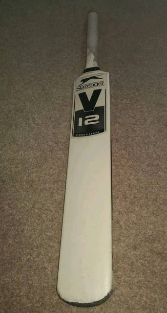 SLAZENGER V12 SUPER Cricket Bat 10" Handle 31" Length - 1lb 14oz Willow ...
