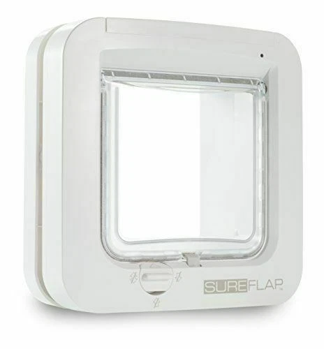 SUREFLAP CAT FLAP with Microchip Identification, White, 21 x 21 cm £63. ...