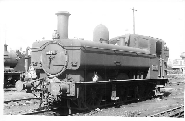 PHOTOGRAPH GWR 6435 Steam Locomotive Swindon Works (GWR/BR) 6x4 $13.52 ...