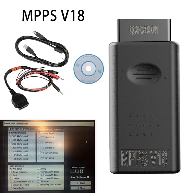 MPPS SMPS V18 MAIN+TRICORE+MULTIBOOT w/ Breakout Tricore Cable Program ...