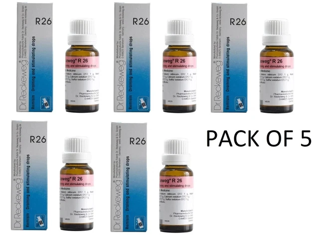DR RECKEWEG R26 Drops 22ml ×5 | Natural Vitality Balance & Body ...