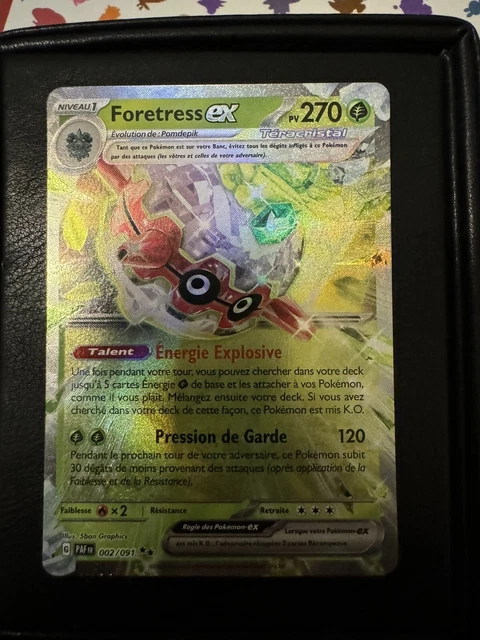 CARTE POKÉMON Foretress EX 002/091 Destinées De Paldea EV4.5 FR EUR 5 ...